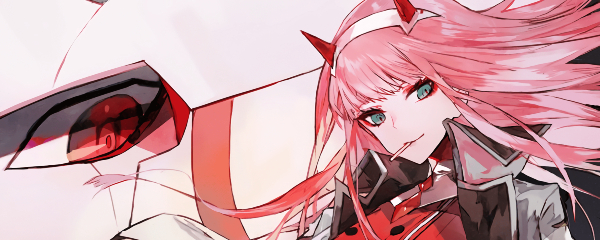 Zero Two Art Discord Banner