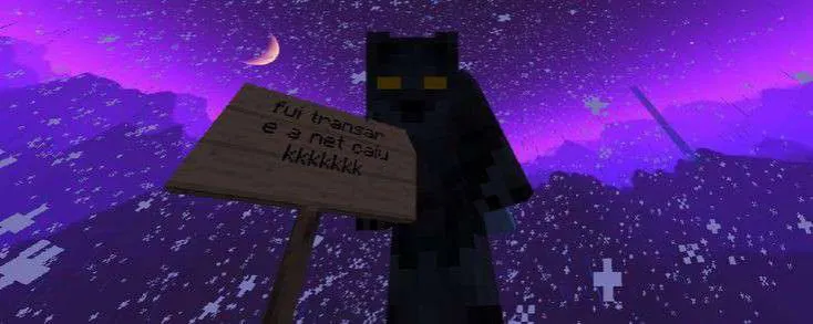 guy next to text Discord Banner