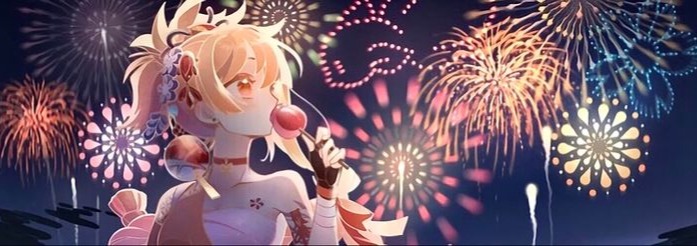 Yoimiya Discord Banner