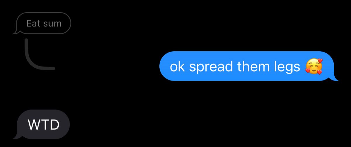 Spread them Legs (Text) Banner Discord Banner