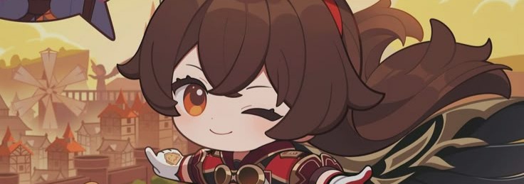 Amber Genshin Impact Discord Banner