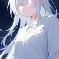 Anime White Hair Pfp Pfp by gri