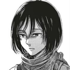 Mikasa Manga Icon Pfp by juralol123