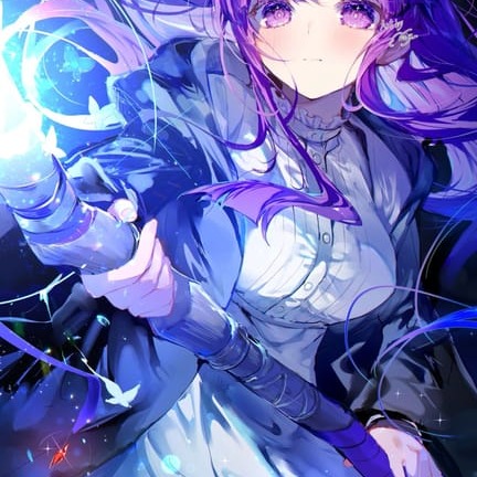 Purple Anime User Picture Pfp by qu1xn