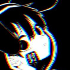 Glitch Anime Profile Image Pfp by xXDevilBoyXx