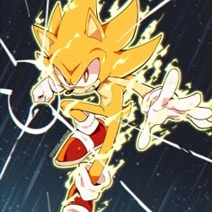 Super Sonic Pfp by MrCheckertan