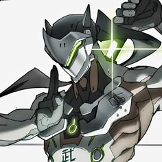Genji Overwatch Pfp by gri
