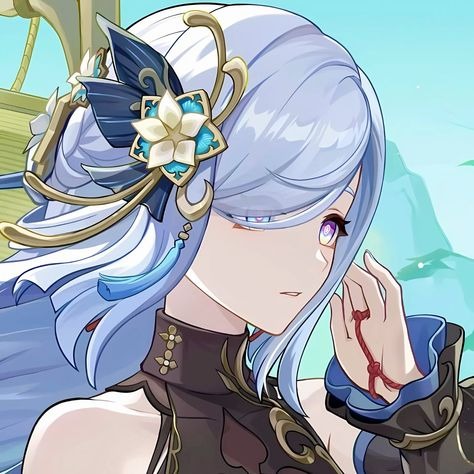 Shenhe Pfp by ThunderXi