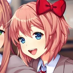 Sayori Ddlc Pfp by Peps3k