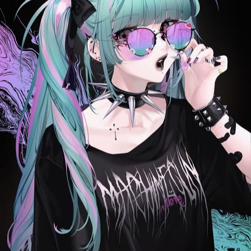 Goth Anime Pfp by Lucid