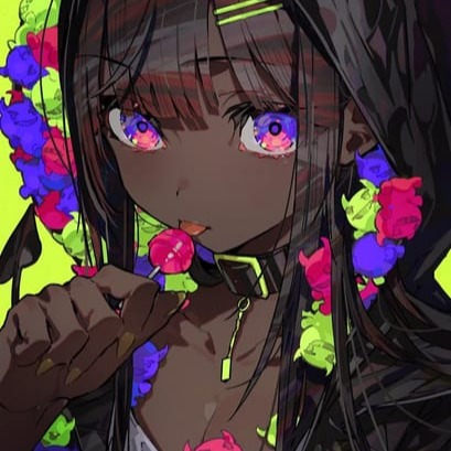 Purple Anime Pfp by codeine kitty