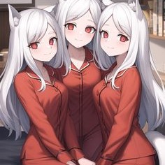 Helltaker Cerberus Pfp by MrCheckertan