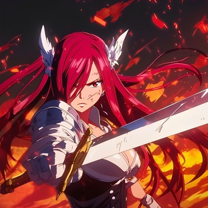 Erza Scarlet Pfps and Icons - For Discord, Instagram & TikTok