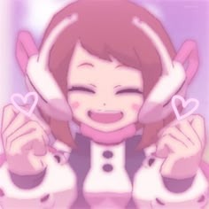 Cute Uraraka Pfp by Peps3k