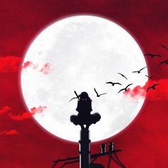 Itachi Moon Pfp by Isuk