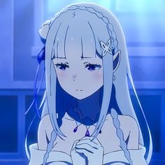 Emilia Re Zero Pfp by Isuk