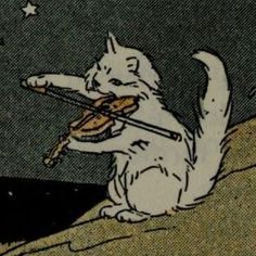 Cat Violin Pfp by Kohai
