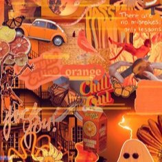 Orange Profile Picture Pfp by gri