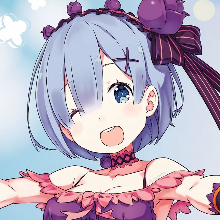 Rem And Ram Matching Profile Icon Pfp by xnicky