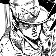 Jotaro Manga Pfp by cosmic demon