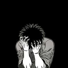 Ippo Black And White Pfp by Sprite