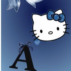 Blue Hello Kitty Pfp by dino_696