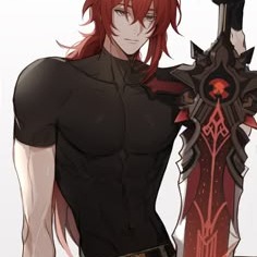 Diluc Profile Photo Pfp by fat1gue_