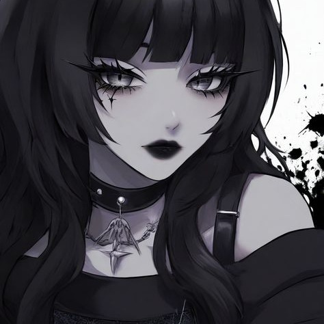 Gothic Anime Pfp by Swftzy_TK