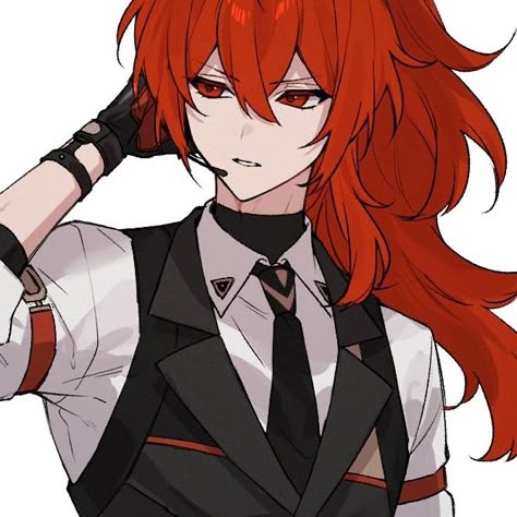 Diluc Pfp by ThunderXi