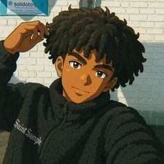 Black Anime Aesthetic Pfp by redst0nem4n.