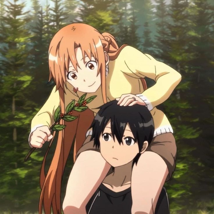 Kirito And Asuna Pfp by Bella
