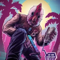 Jacket Hotline Miami Pfp by sirraed