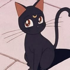 Sailor Moon Luna Pfp by Faith꒰♡꒱