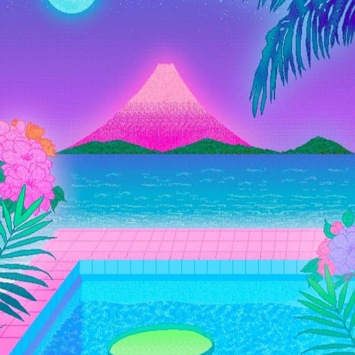 Vaporwave Pfp by redst0nem4n.