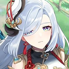 Shenhe Pfp by ThunderXi