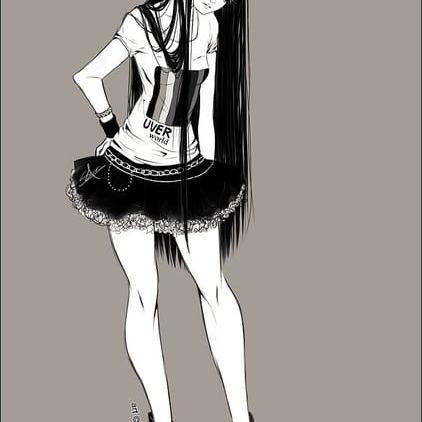 Goth Anime User Picture Pfp by FaZa_Jr