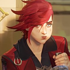 Vi Arcane Pfp by codeine kitty