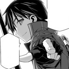 Kirito Manga Pfp by Jxcy♡