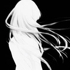 White Anime Profile Photo Pfp by sirraed