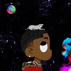 Lil Uzi Vert Cartoon Pfp by fruitusmaximus