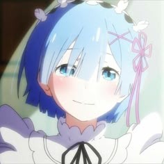Rem Re Zero Icon Pfp by realzoldy