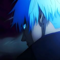 Blue Anime Pfp by ThunderXi