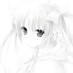 White Anime Pfp by gri