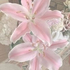 Pink Flowers Pfp by Peps3k