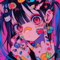 Colorful Anime Pfp by sirraed