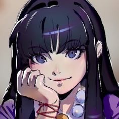 Maya Fey Pfp by Bella