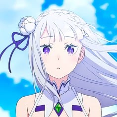 Emilia Re Zero Pfp by cosmic demon