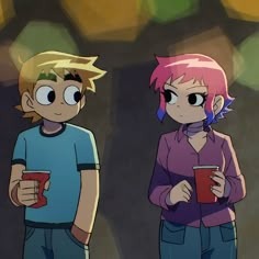Scott Pilgrim Comic Pfp by dino_696