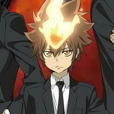Tsuna Pfp by codeine kitty