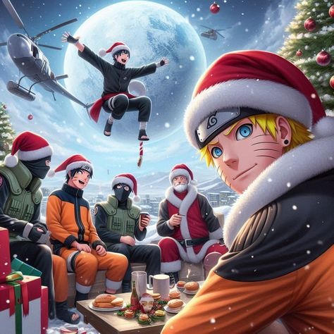 Christmas Naruto Pfp by Shad